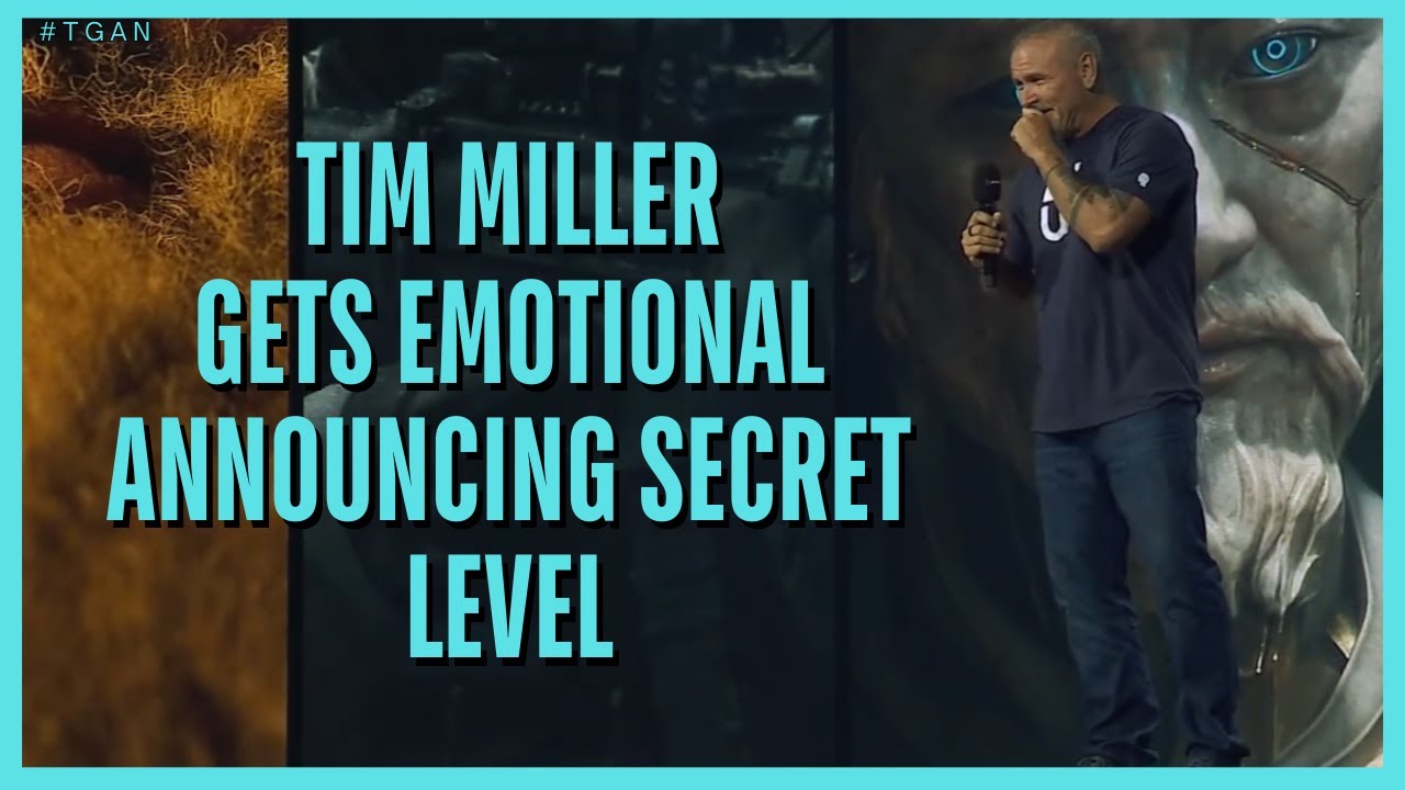 Tim Miller Gets Choked Up Announcing New Prime Series Secret Level # ...