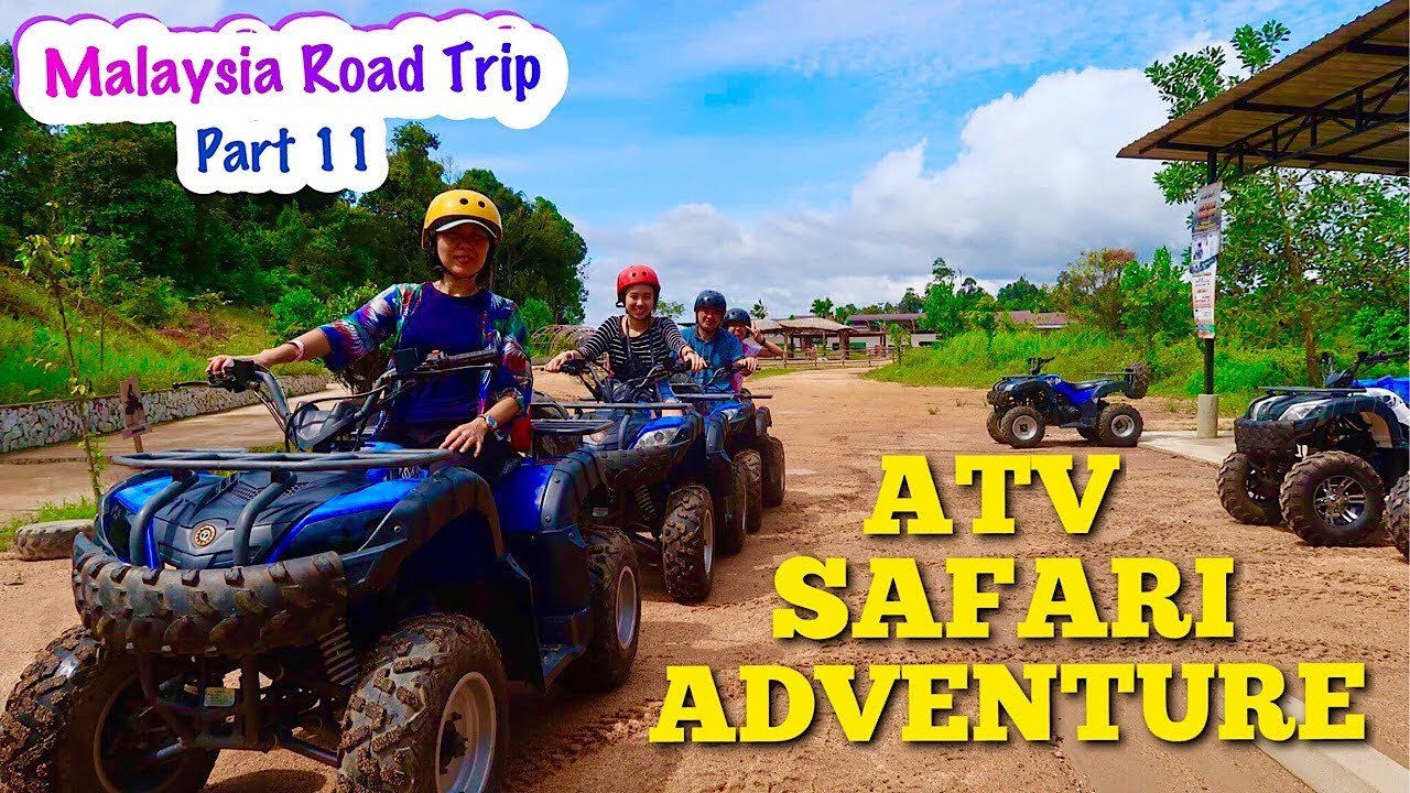 #11 ATV Fun Ride At Bukit Gambang Safari Park/ Keliling Kebun Binatang ...