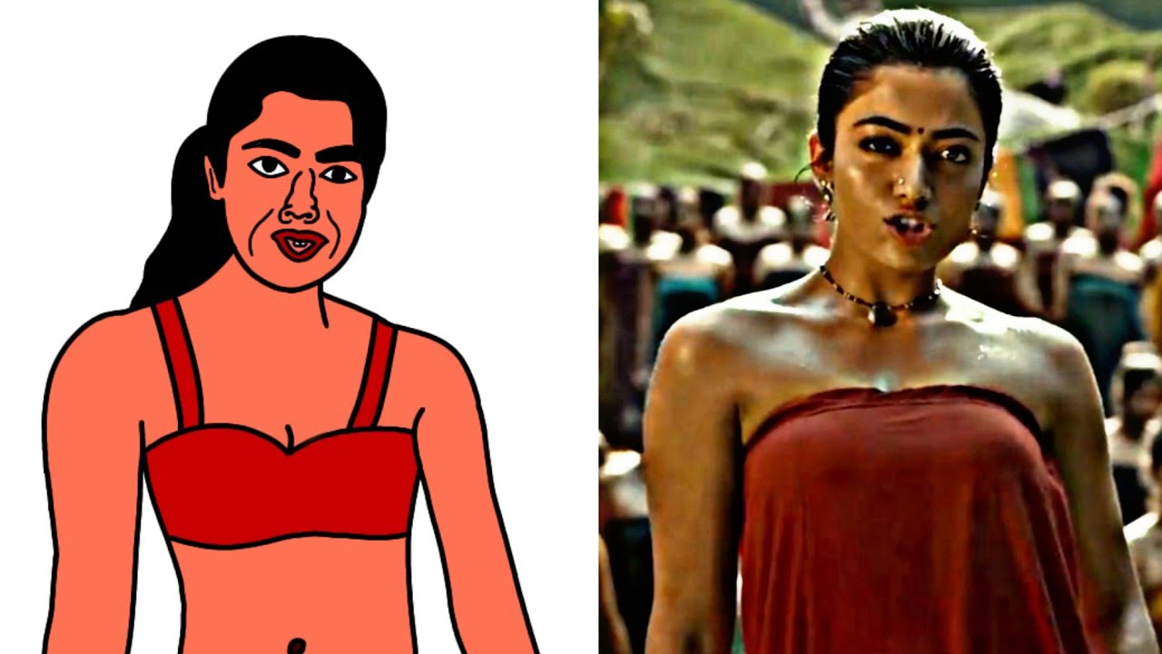 Pushpa 2- saami saami full video song drawing meme | Pushpa songs ...