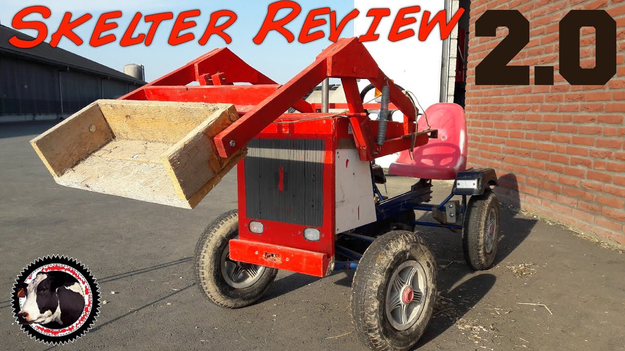 Trekkerskelter met voorlader, hef en machines | Review 2.0 ...