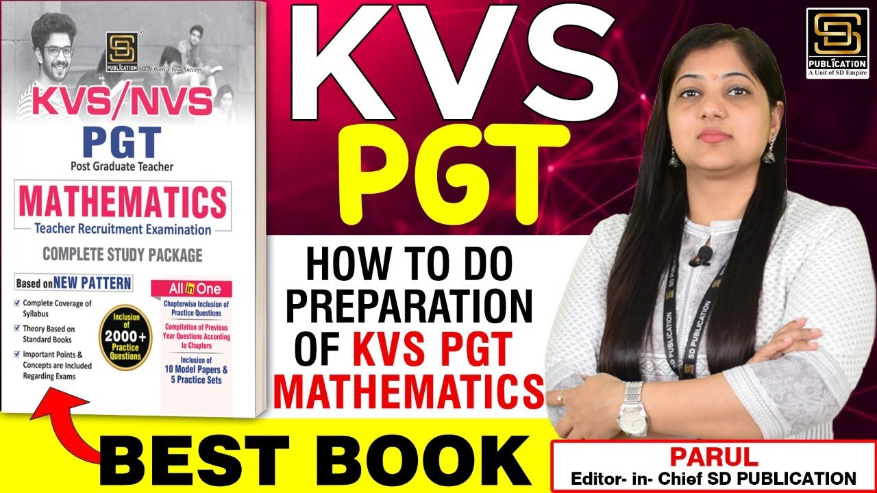 KVS PGT Maths Preparation | KVS PGT Maths Best Book | Teacher Recruitment 2022 | KVS/NVS Best ...