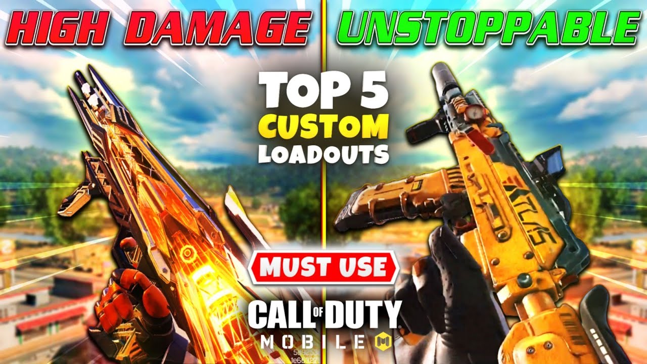TOP 5 MUST USE Custom Loadouts In Season 5 Battle Royale | COD Mobile ...