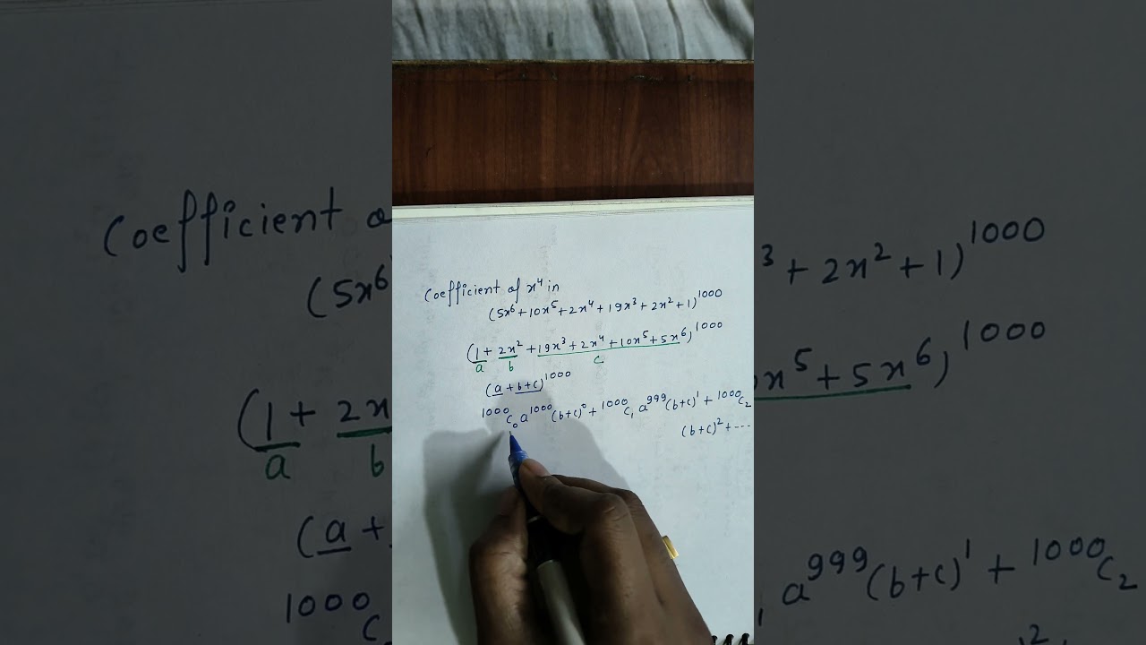 Coefficient Of X 4 In 5x 6 10x 5 2x 4 19x 3 2x 2 1 1000 Coefficient Of X 4 In 5x 6 10x 5 2x 4 19x 3 2x 2 1 1000