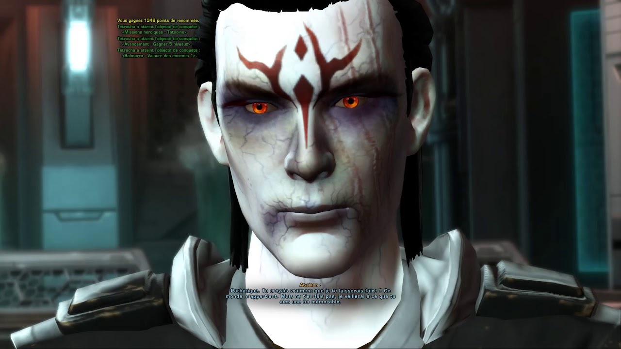 SWTOR [FR] Mort de SCORPION (Guerrier Sith) - YouTube
