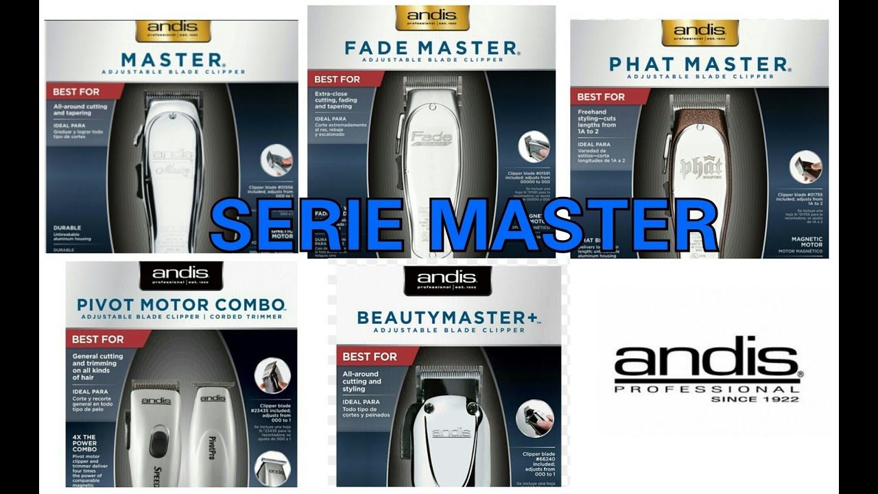 SERIE MASTER DE ANDIS - YouTube
