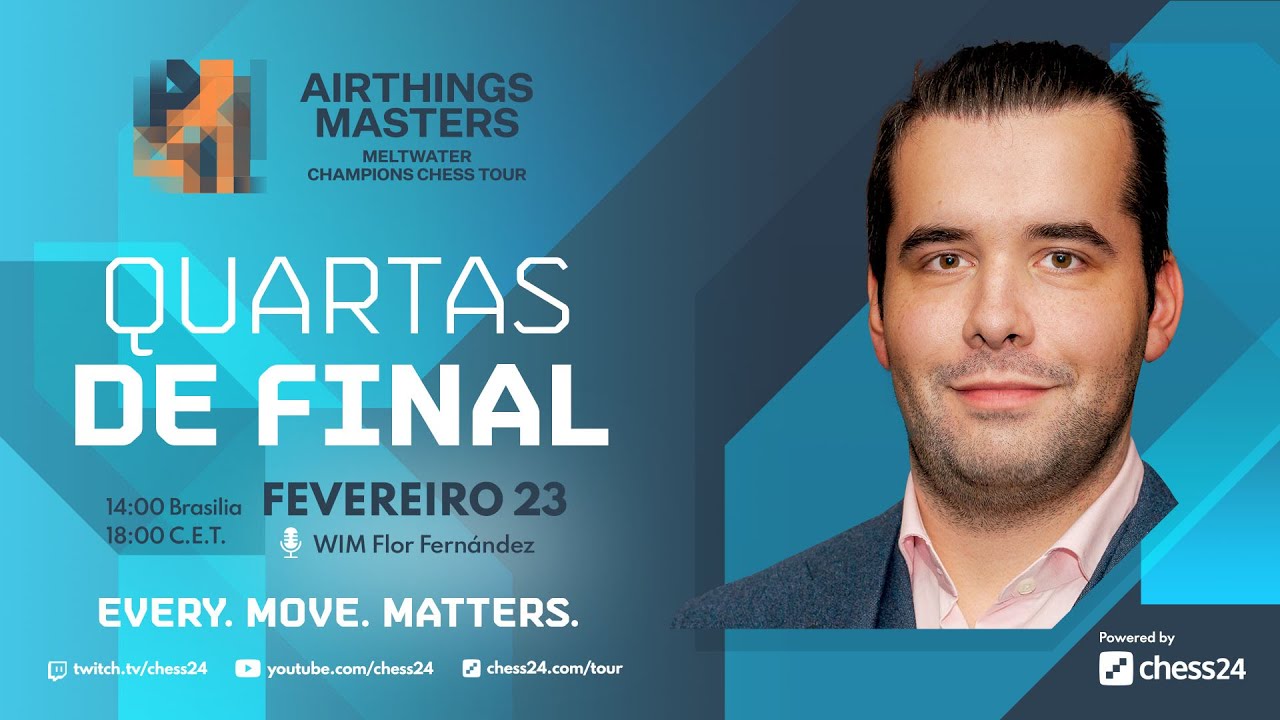 Champions Chess Tour: Airthings Masters | QUARTAS | WIM Flor Fernández ...