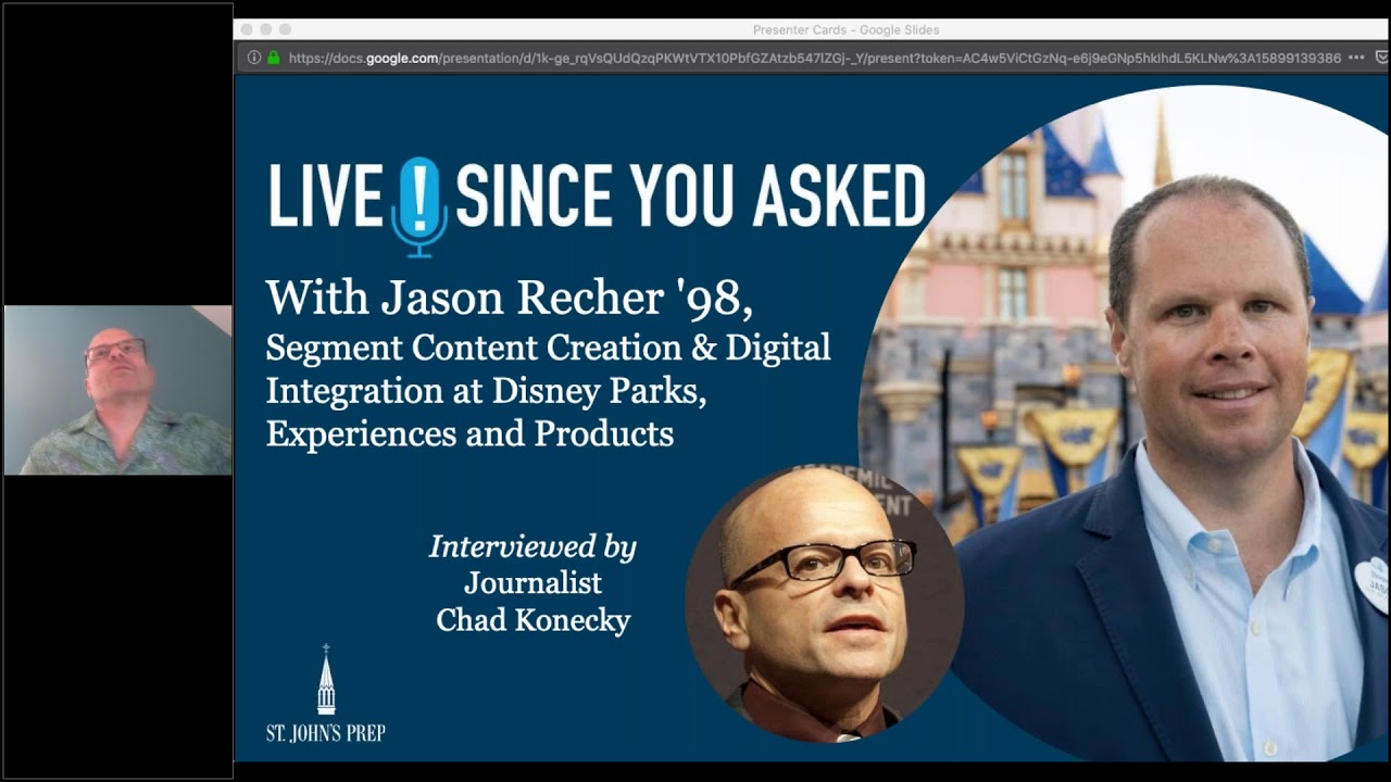 Live! Since You asked with Jason Recher '98 - YouTube