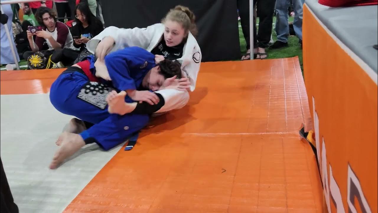 Faith Harry (804 Jiu-Jitsu), Gi Div. 3rd match, Grappling Industries, Virginia Beach (4/29/2023 ...