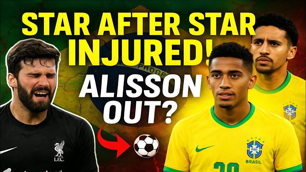 Brazil in Crisis? Alisson Becker Injured After Neymar, Raphinha ...