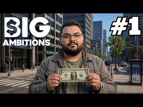 CEBİMDE SADECE 1 DOLAR VAR / Big Ambitions Türkçe Oynanış 2026 - Bölüm 1