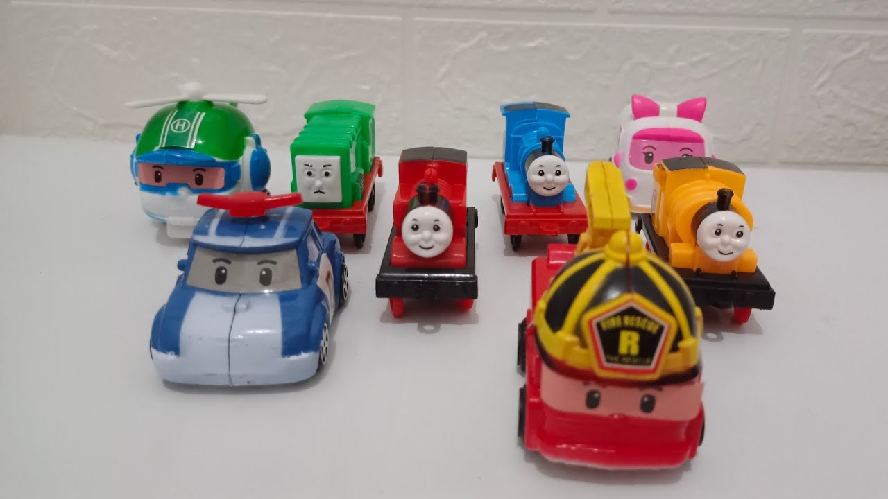 1 Minute Satisfying With Unboxing Thomas Mini Train Set - YouTube