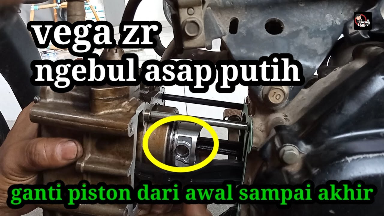 Cara mengganti piston kit yamaha vega zr || bantalan rantai keteng ...