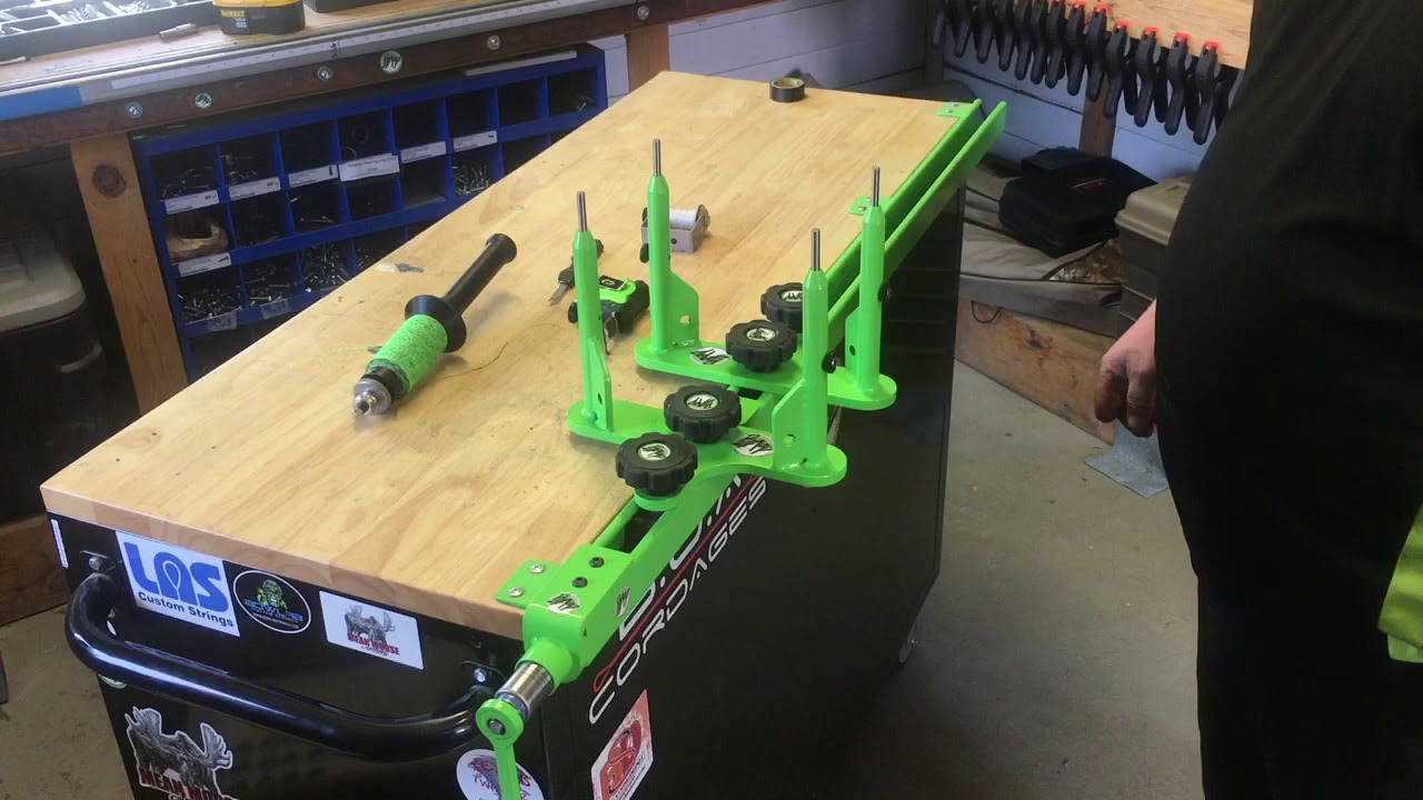 BAP 2018 tensioning 4 post jig - YouTube