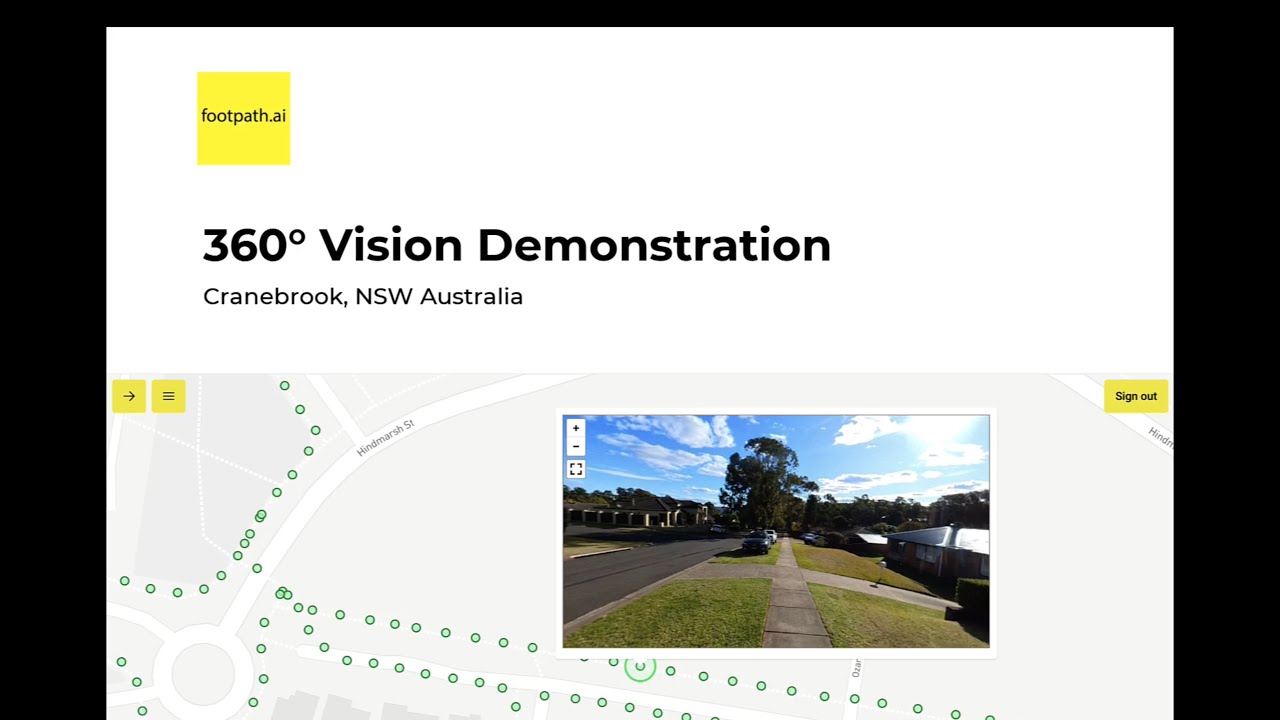 footpath.ai 360° Vision demonstration - YouTube
