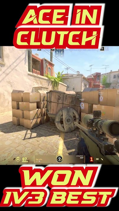 ACE with AWP in 1v3 Clutch Situation Mirage CS2 - YouTube