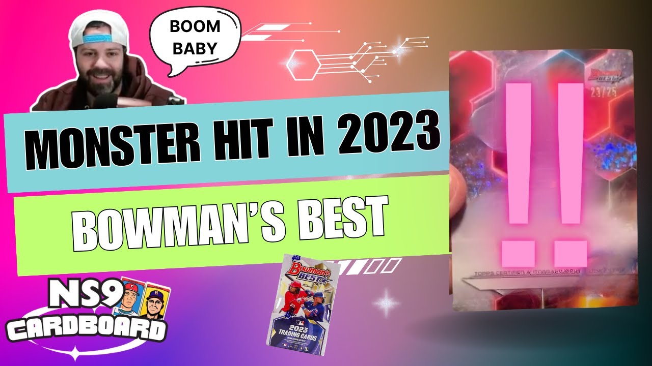 MONSTER HIT in 2023 Bowman's Best Hobby Box Break | NS9 Cardboard - YouTube