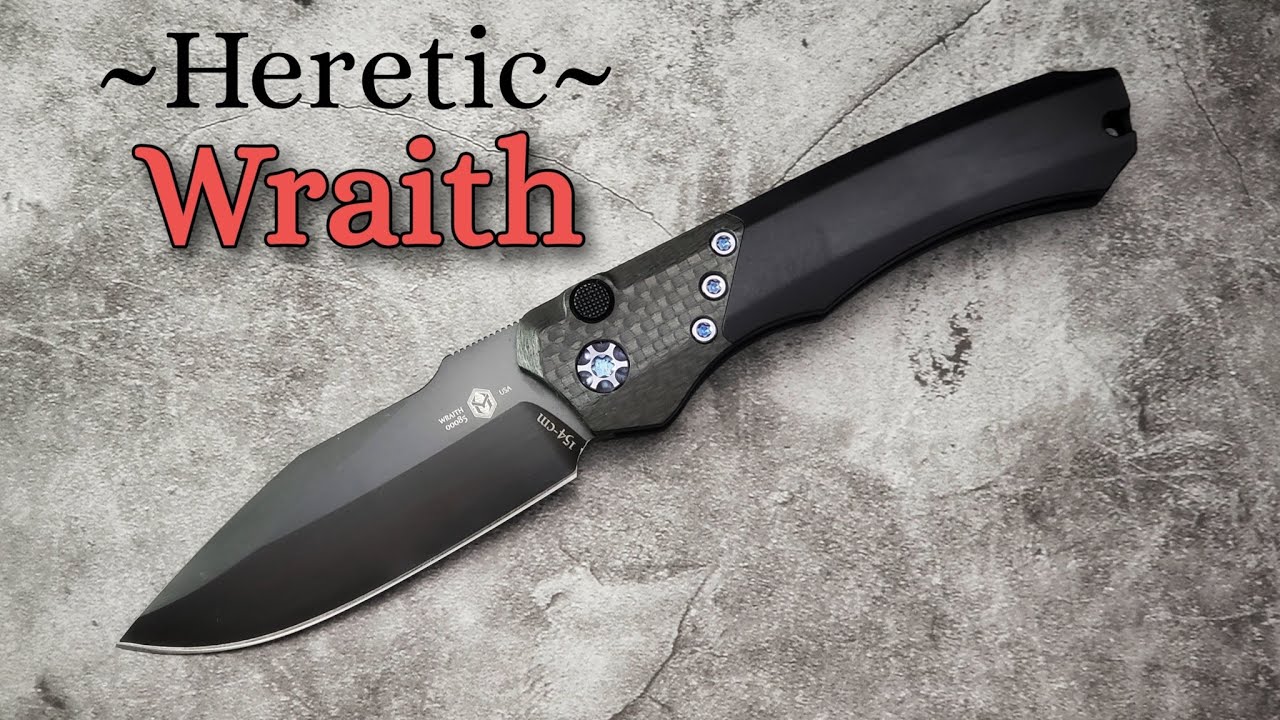 Heretic Wraith: Auto Knife Perfection in a Large Blade! - YouTube