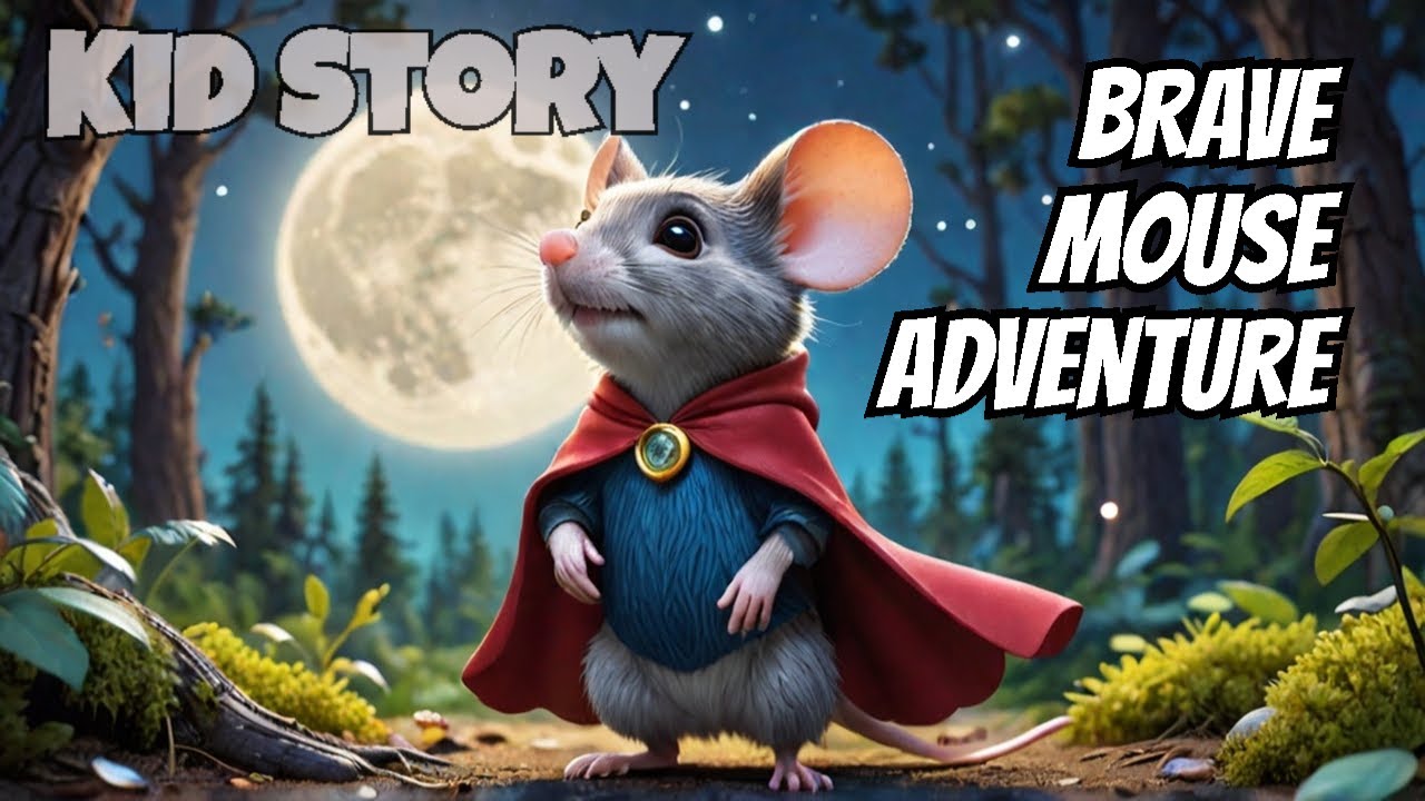 The Brave Mouse and the Moonlight Quest | Curious Cubs Club ||#kids # ...
