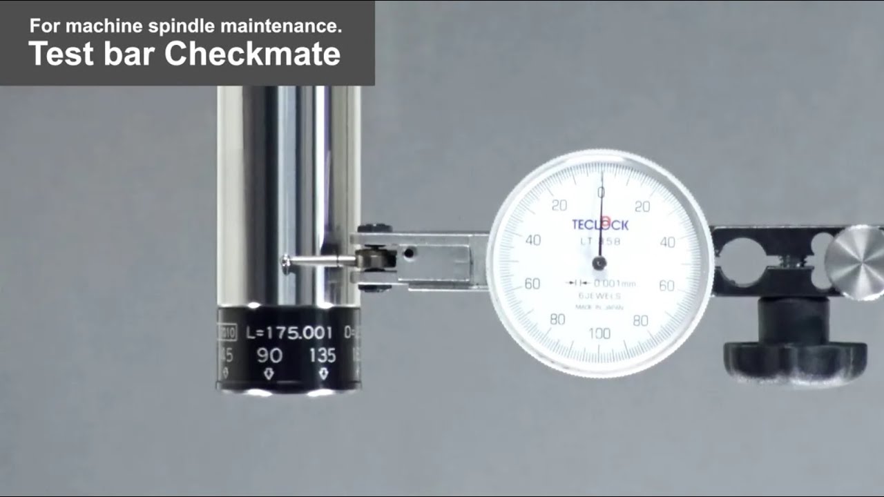 For machine spindle maintenance【 Test bar Checkmate 】 - YouTube