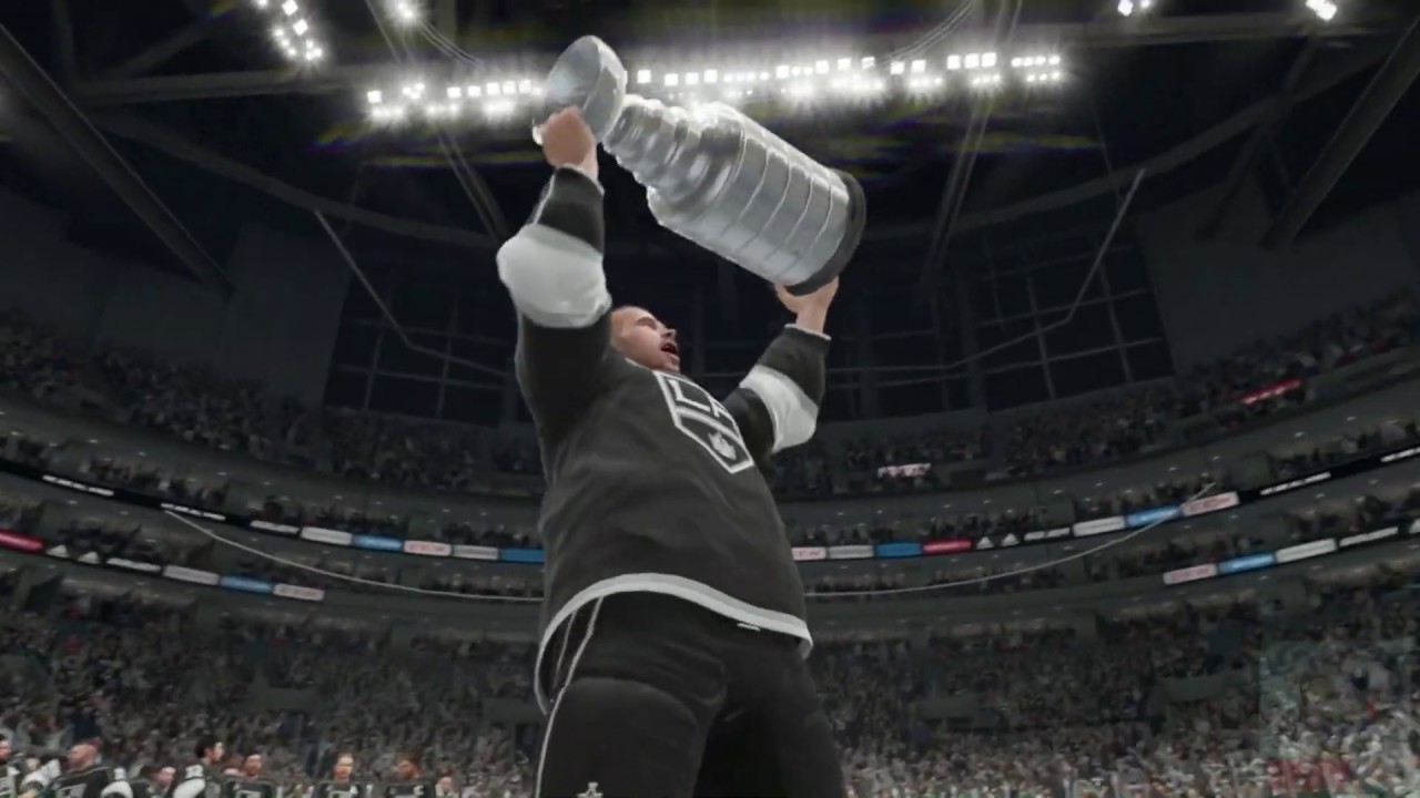 NHL 20 - Los Angeles Kings Championship Celebration - YouTube