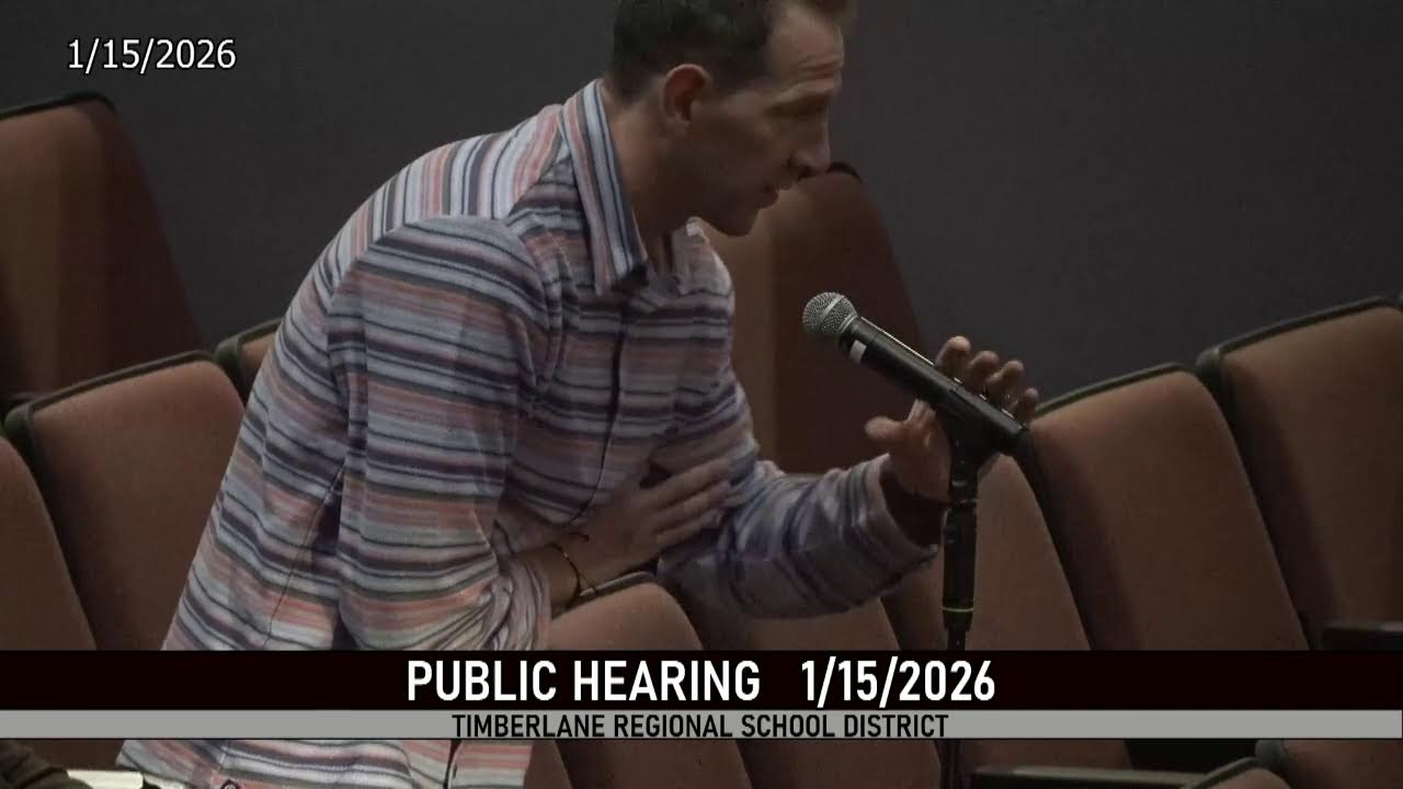 TRSD Public Hearing 01/15/2026 - YouTube