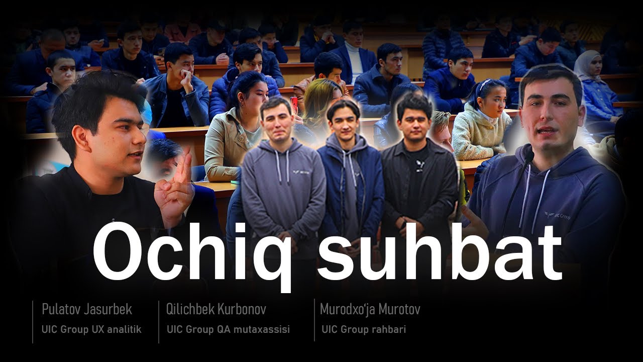 UIC Group jamoasi tomonidan filial talabalariga mahorat darslari bo'lib o'tdi - YouTube