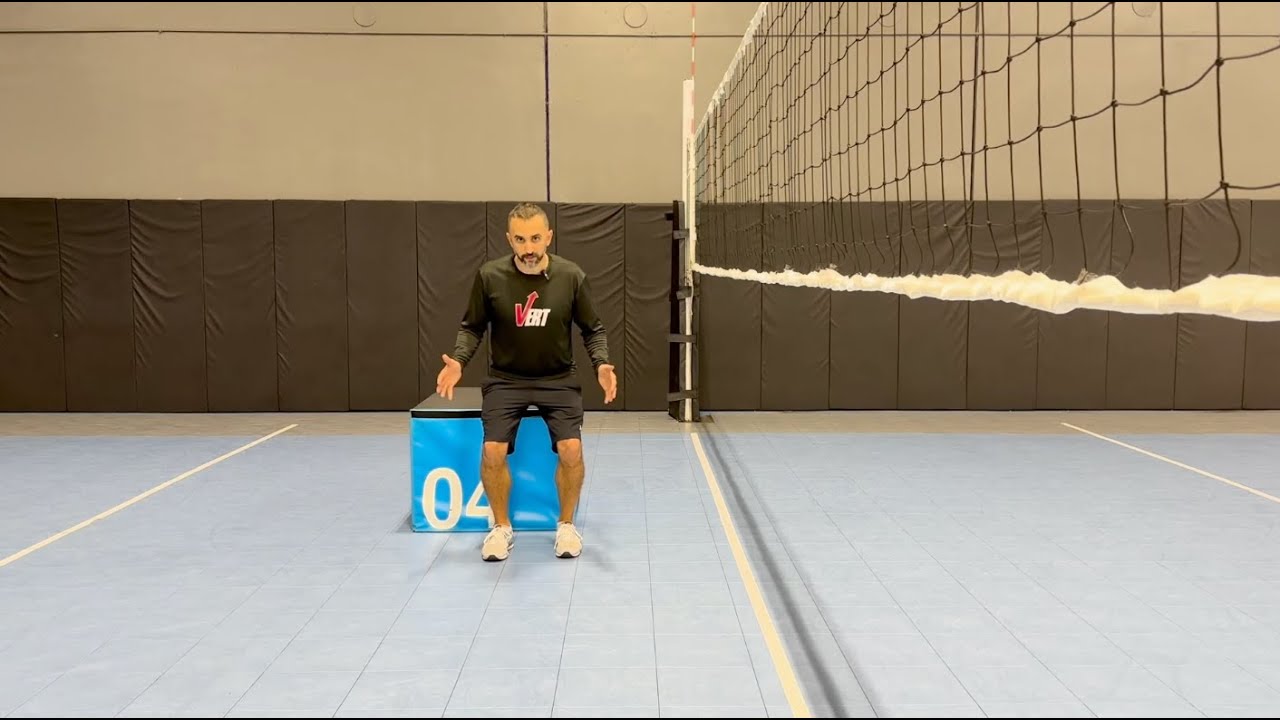 Landing: Depth Drop (Volleyball Specific) - YouTube