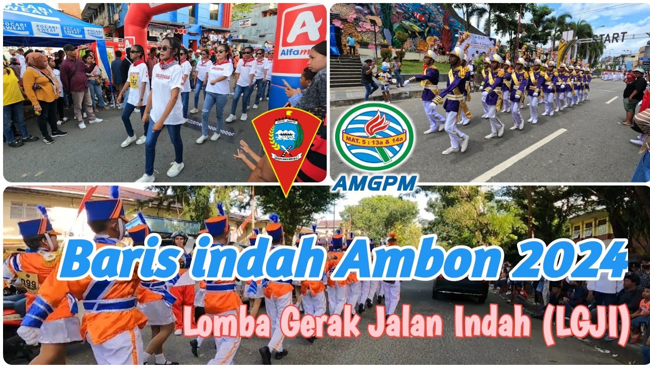 Ambon MotoVlog | Baris Indah Kota Ambon 2024‼️HUT Kota Ambon #449 dan ...