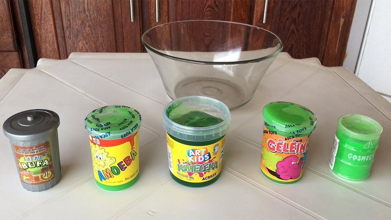 MISTURANDO TODAS AS GELECAS VERDES DA LOJA DE BRINQUEDO!! - YouTube