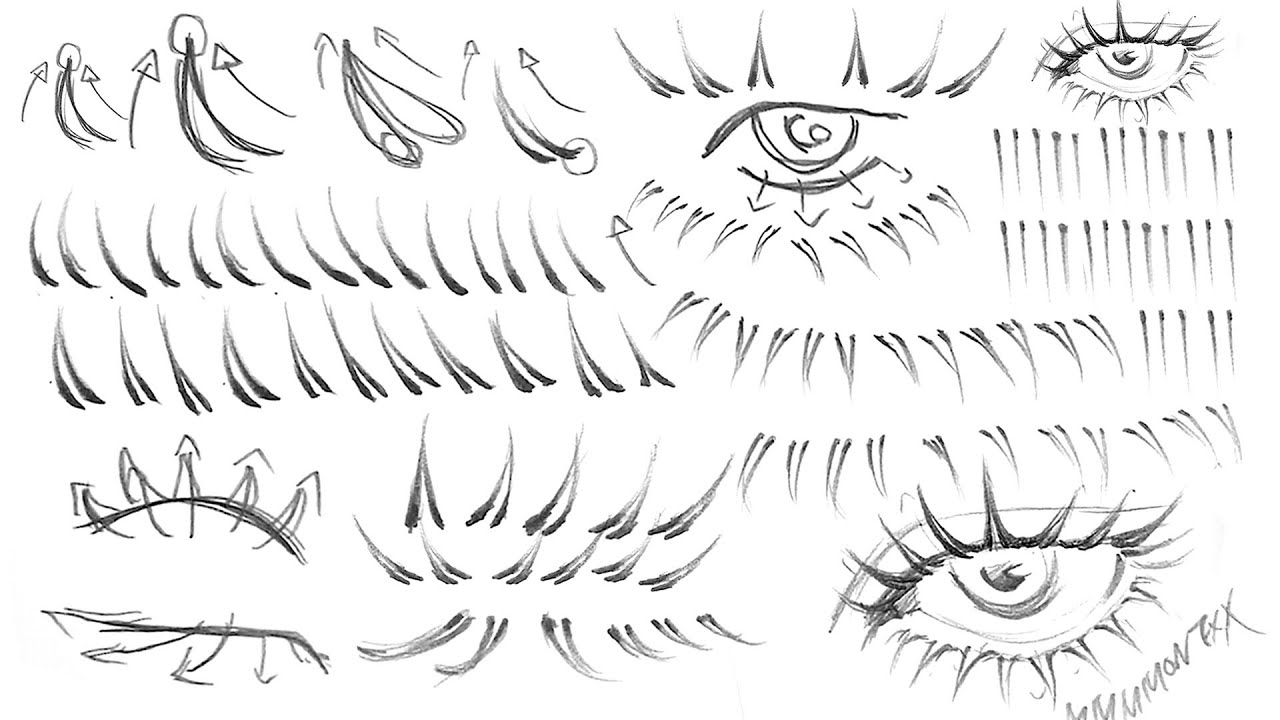 EYELASHES TUTORIAL - YouTube