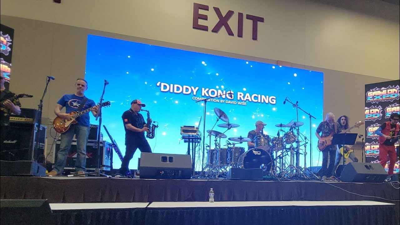 Dave Wise 5 - Diddy Kong Racing arrangement @ Game On Expo - YouTube