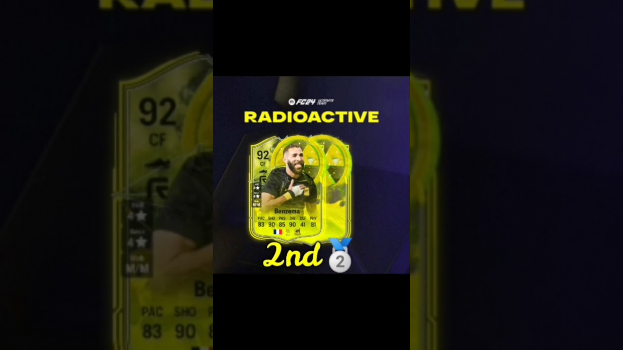 top 10th best ☢️ radioactive event team player in Ea #fc24 #fifa #viral ...
