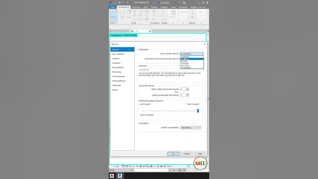 Never Lose Your Work Again! Enable Auto-Save in Revit Architecture - YouTube
