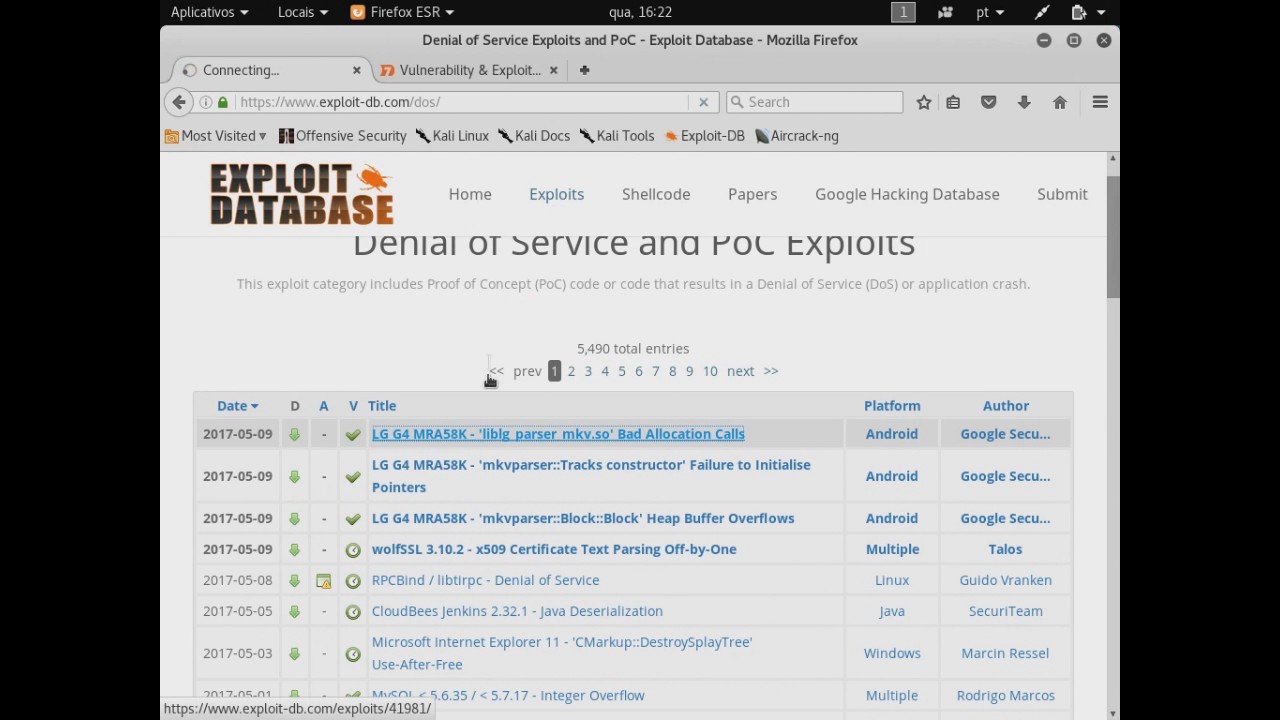 Tutorial Hacking Adicionando Exploits Para O Metasploit Youtube