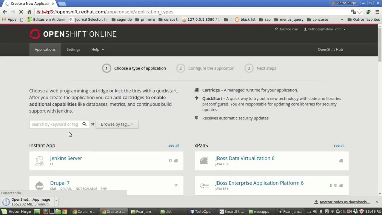 Primeiros Passos Openshift - Deploy de Aplicação Java Web em Tomcat ...