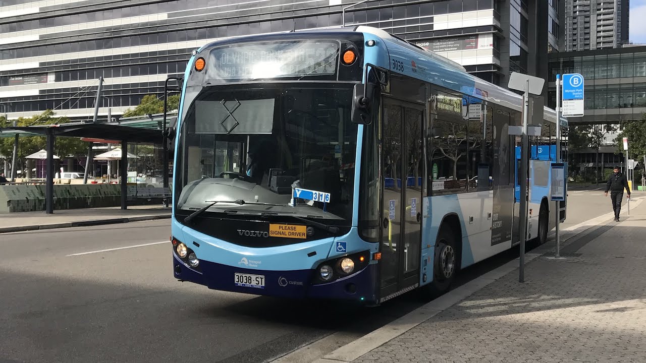 STA Sydney Buses: 3038ST - Volvo B8RLE Custom CB80 - YouTube
