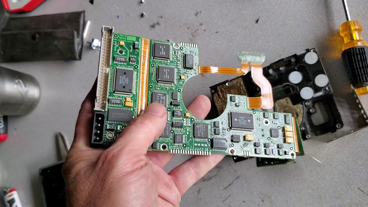 Scrapping the Micropolis And A Really Cool Hard Disk Drive - YouTube