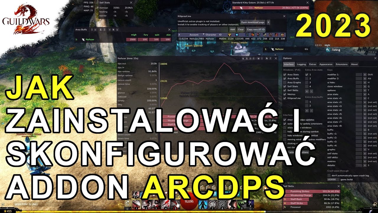 JAK Zainstalować i Skonfigurować Addon ARCDPS (2023) | Guild Wars 2 ...