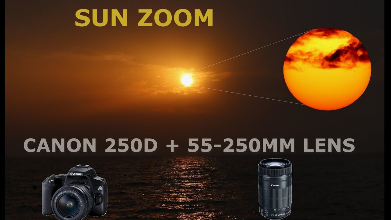 Golden Hour |¦ Sun zoom with my Canon EOS 250D and 55-250mm lens at ...