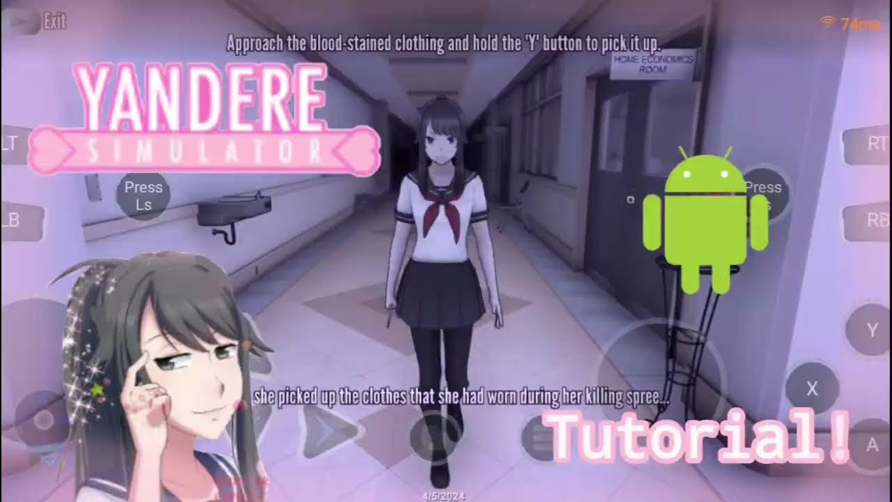 Tutorial in how to play yandere simulator on android^^ || for IOS and android || - YouTube