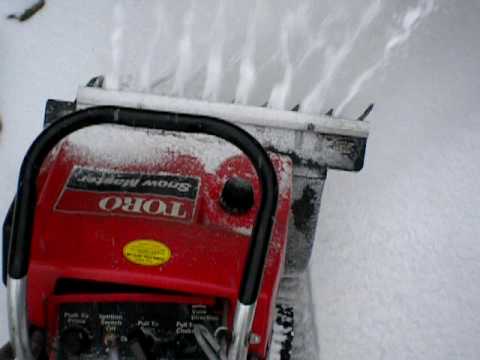 Toro Snowmaster 20 (Part 2) - YouTube