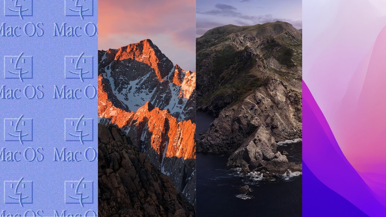 macOS Wallpaper Evolution - YouTube