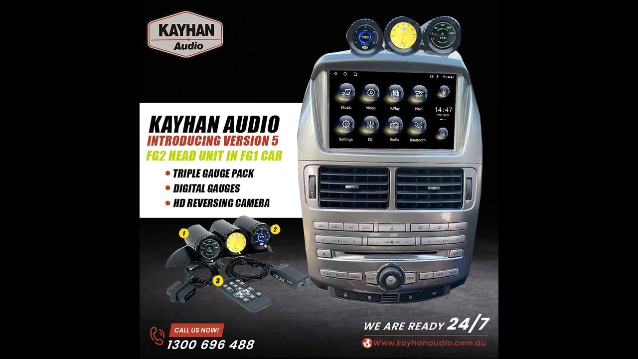 Version 5 FG 2 Head Unit for FG 1 Car |Kayhan Audio| - YouTube
