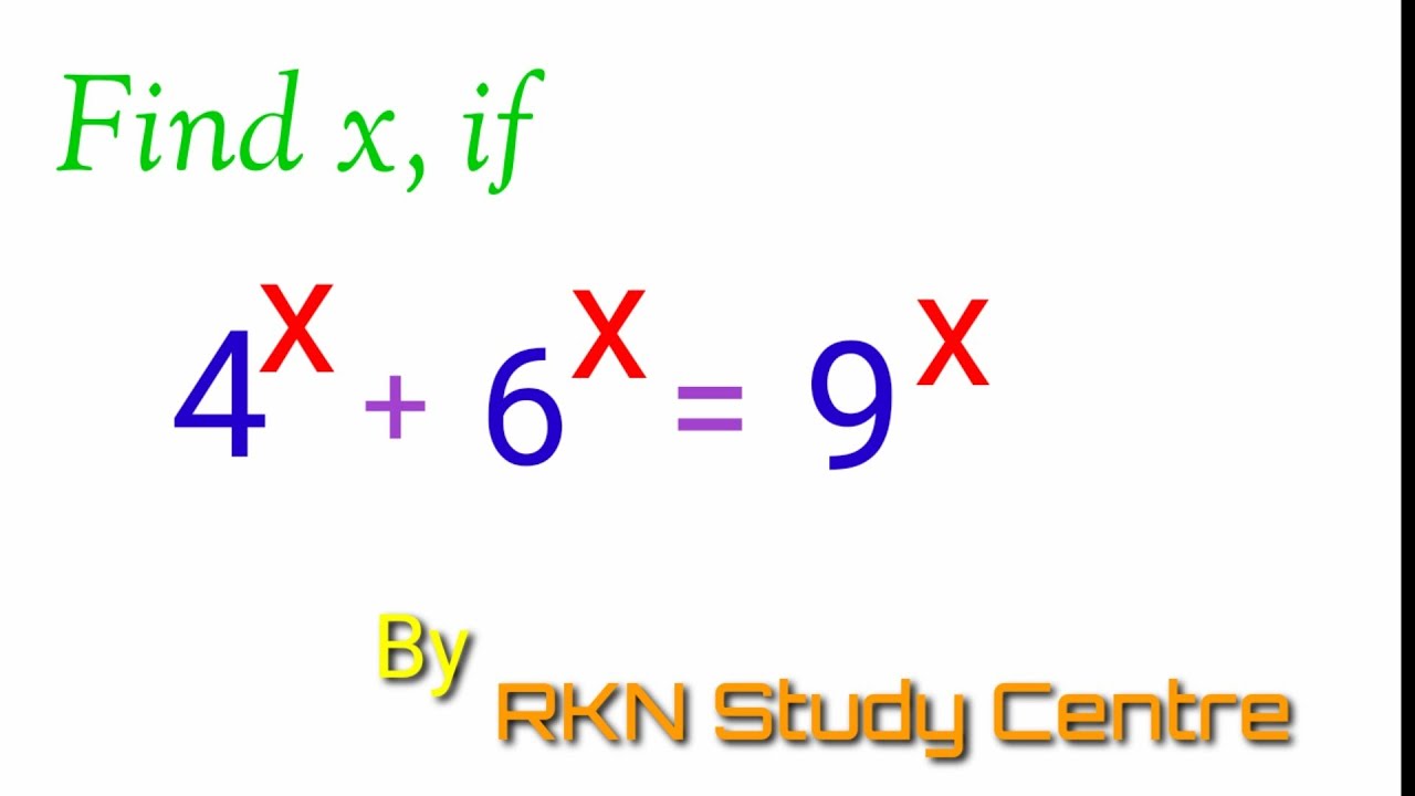 Solving the Equation in one variable || Equations || - YouTube