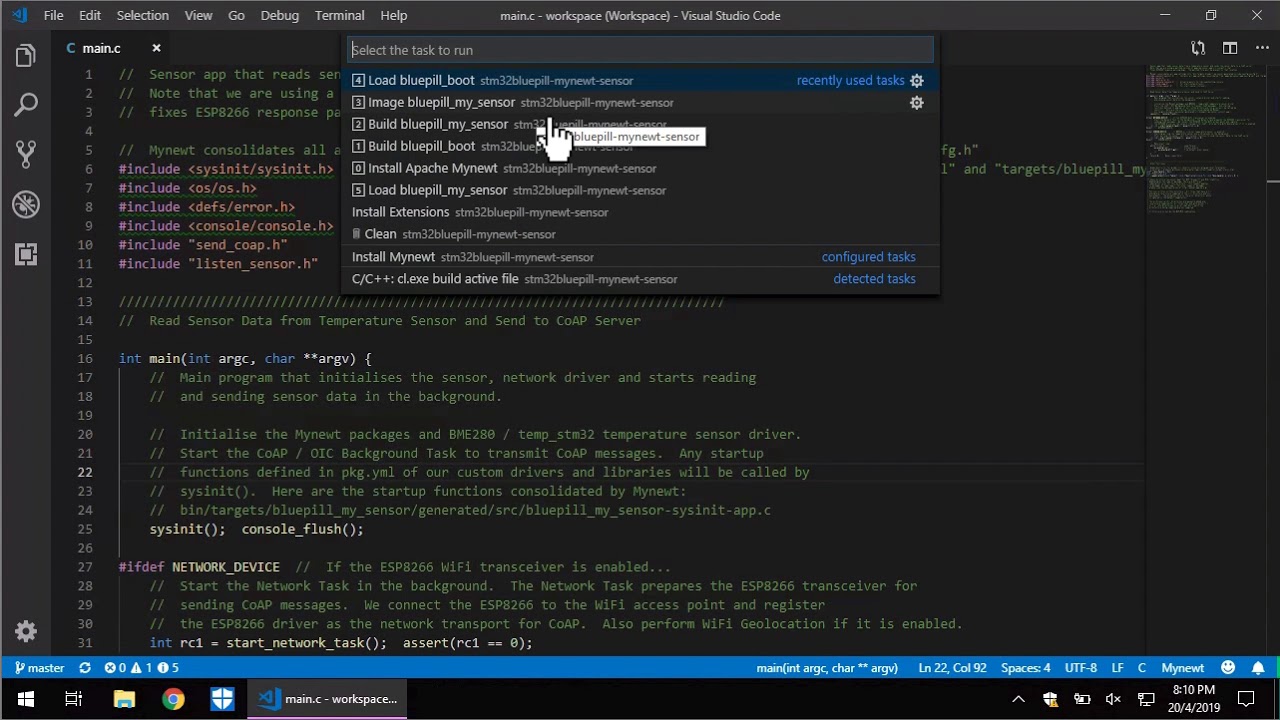 Apache Mynewt Load Application On Stm32 Blue Pill Youtube 4383