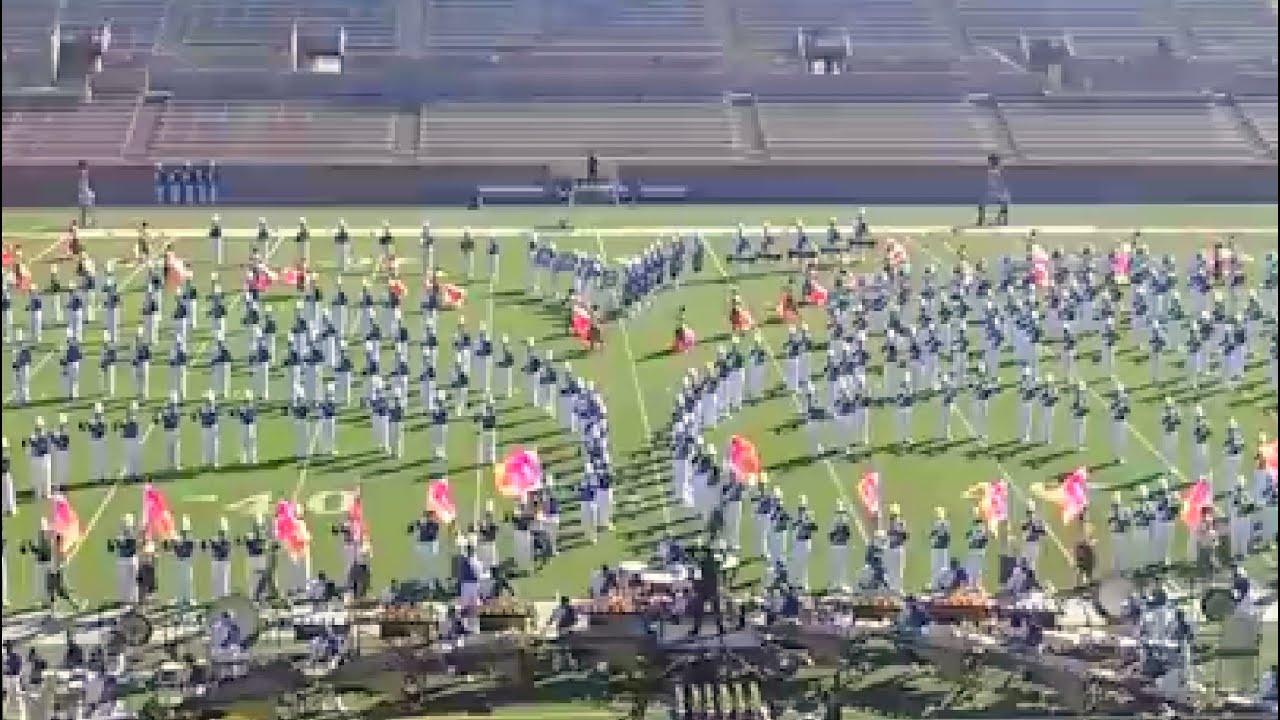 2014 - Allen Eagle Band performs RINGS at PEMI (Plano East Marching ...