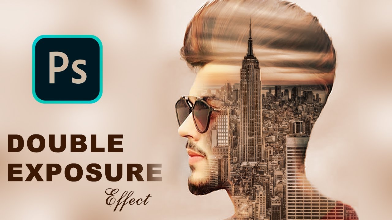DOUBLE EXPOSURE effect in Photoshop | Photoshop Tutorial: Double ...
