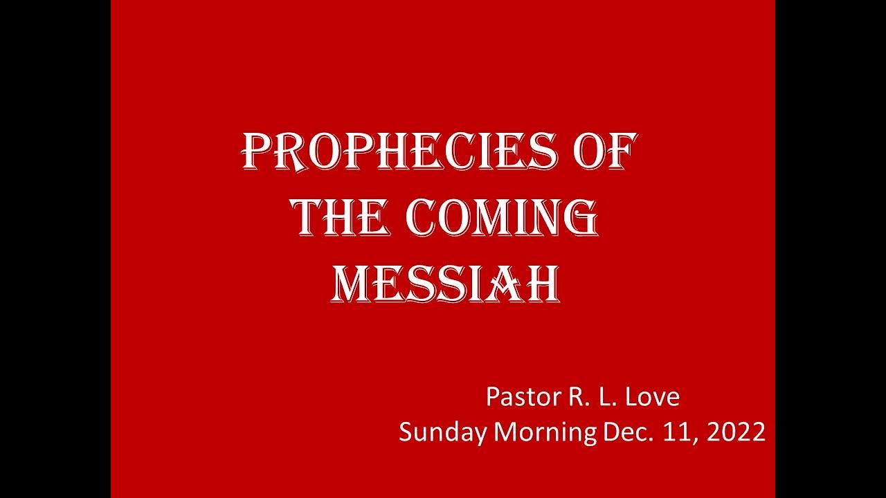 Prophecies of the coming Messiah - YouTube