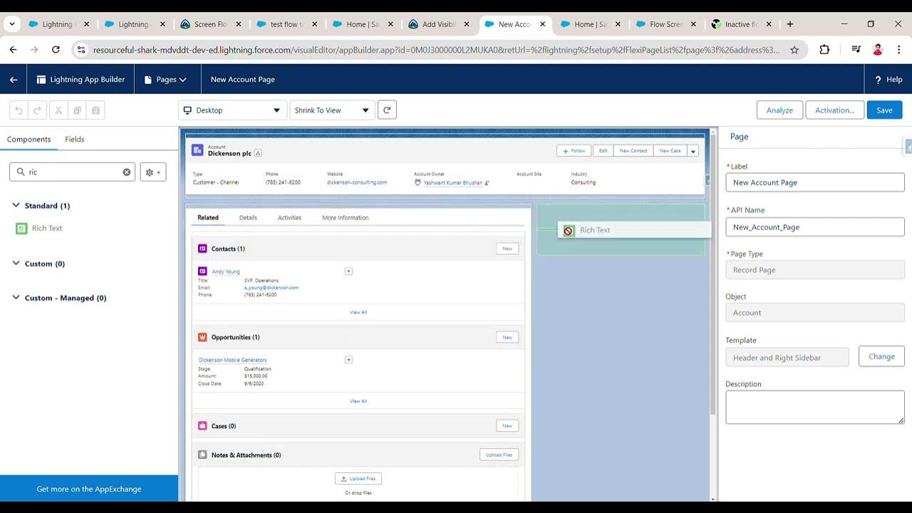 Add Visibility Rules for Dynamic Pages Salesforce Trailhead - YouTube