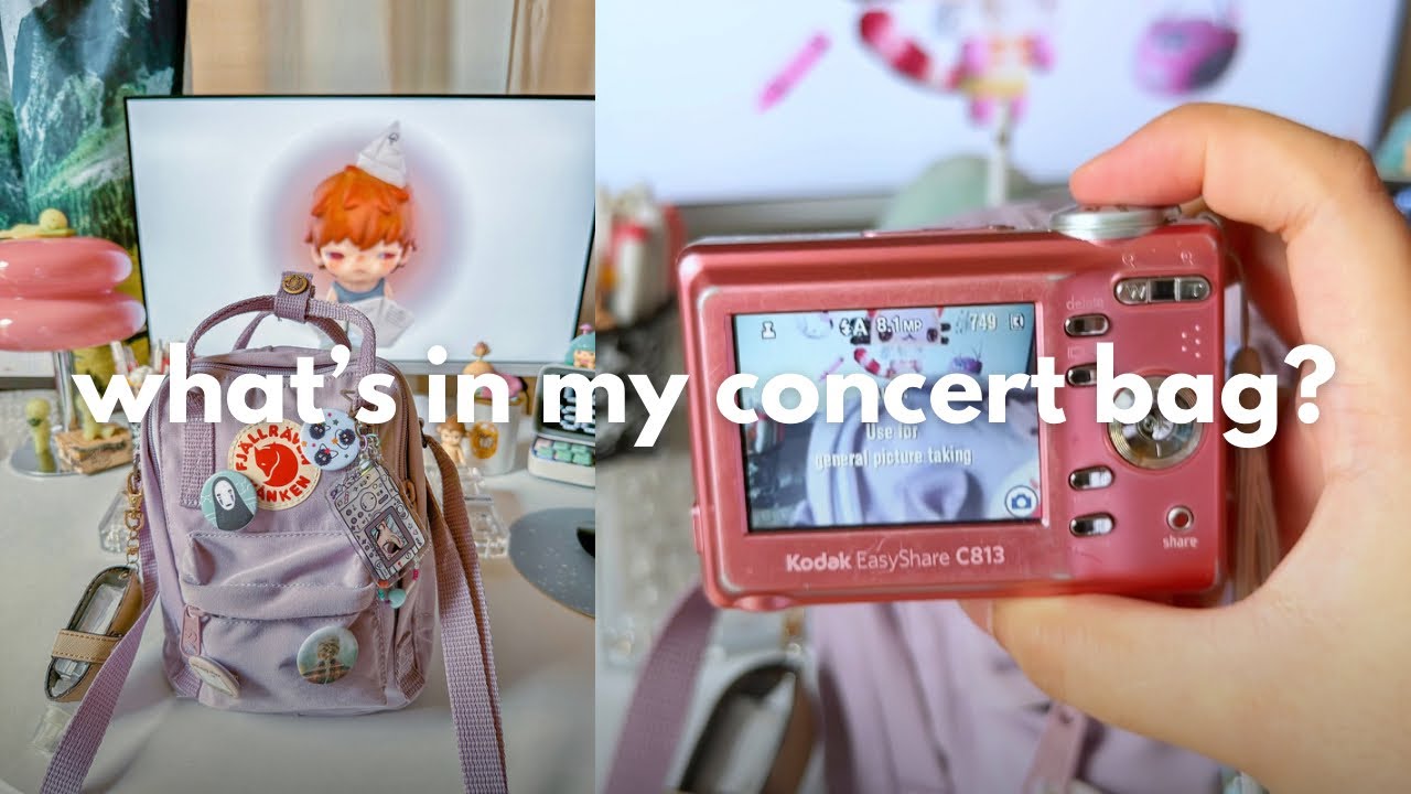 ⭐️ what's in my concert bag? | what to bring for a concert, kanken mini ...